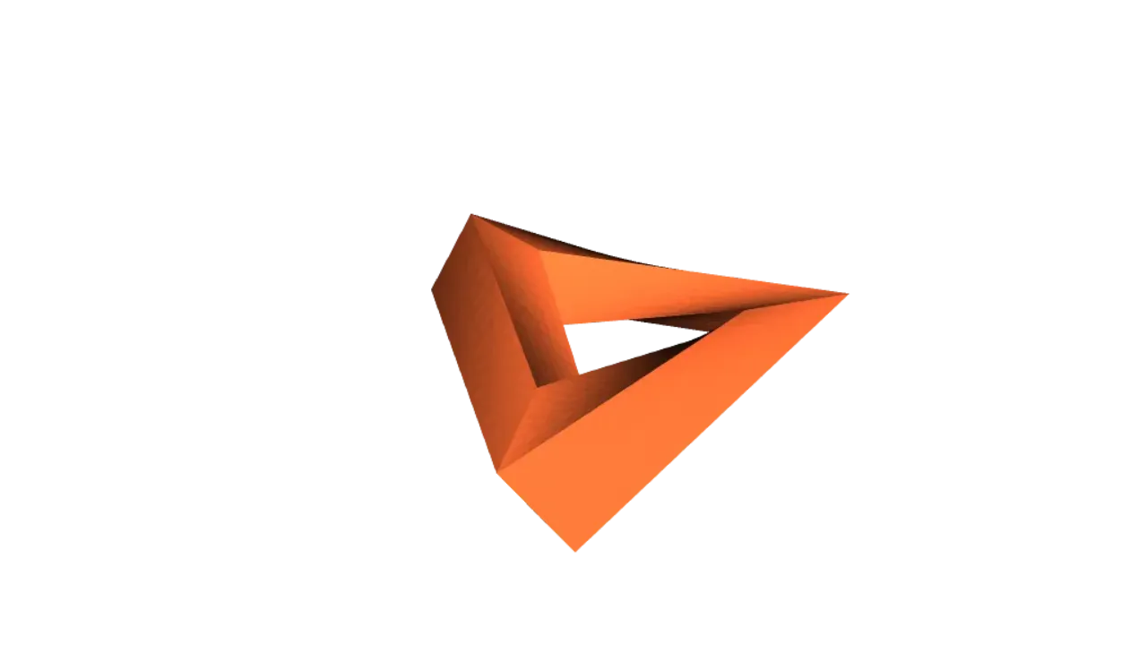 Penrose triangle magnet for fridge by Aryser | Download free STL model ...
