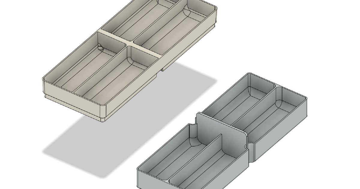 Akro-mils stacking divider: More variations! by Sterminatore | Download ...