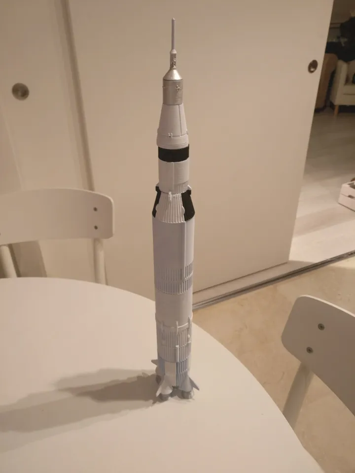 Saturn V rocket by Sergio Morales | Download free STL model ...