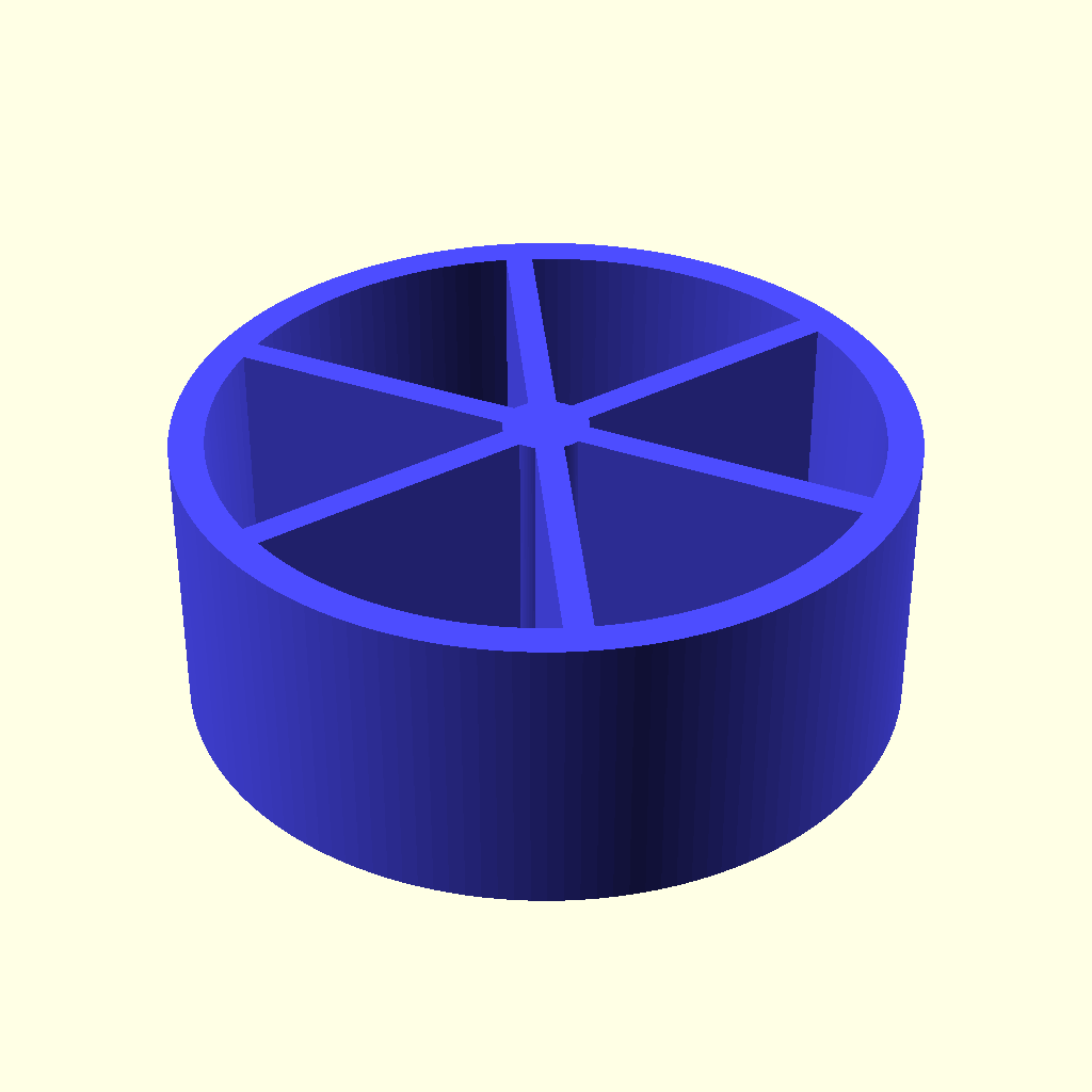 Pie token and wedges for Trivial Pursuit by Nem | Download free STL ...