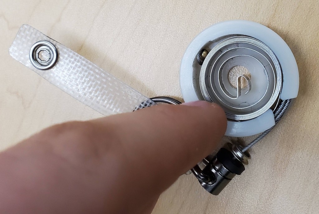 String Potentiometer from Heavy-duty Keychain and 10-turn Potentiometer ...