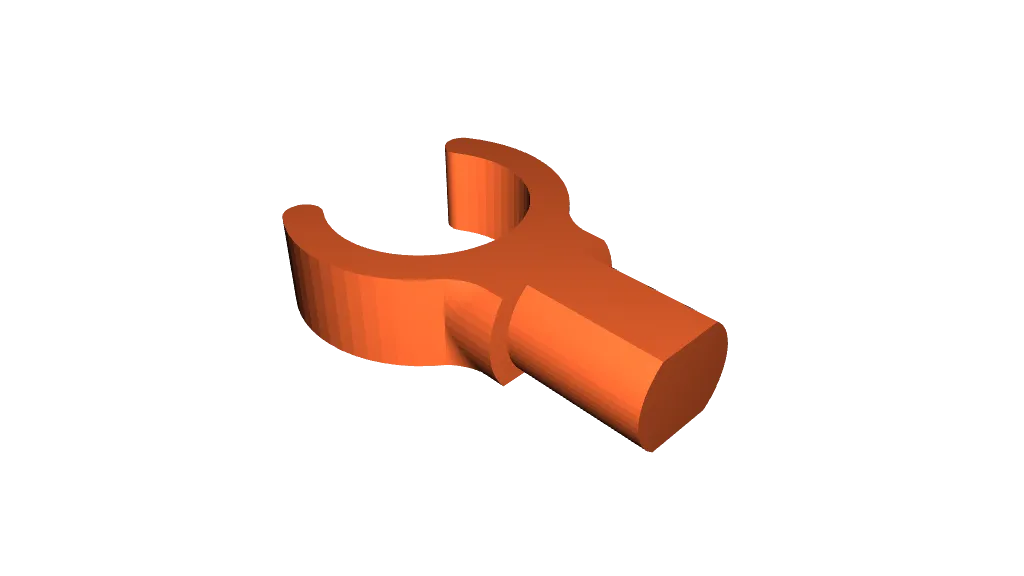 3/4" to 1/2" PVC pipe clip by scooter_seh | Download free STL model ...