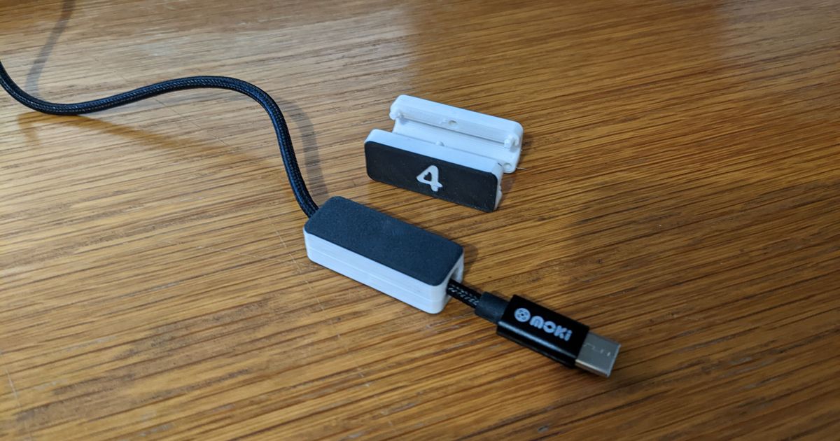 Cable Tags by Kiwibloke | Download free STL model | Printables.com