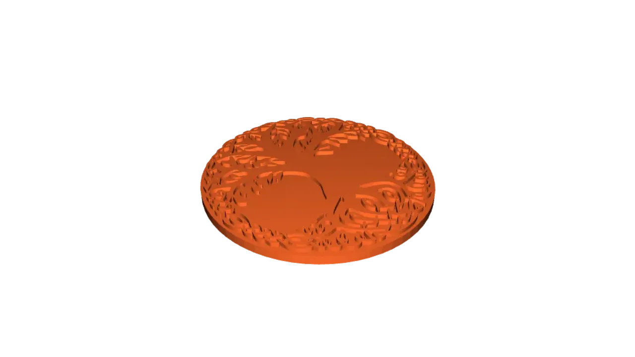 Yggdrasil Medallion by Ozzy The Artist | Download free STL model ...
