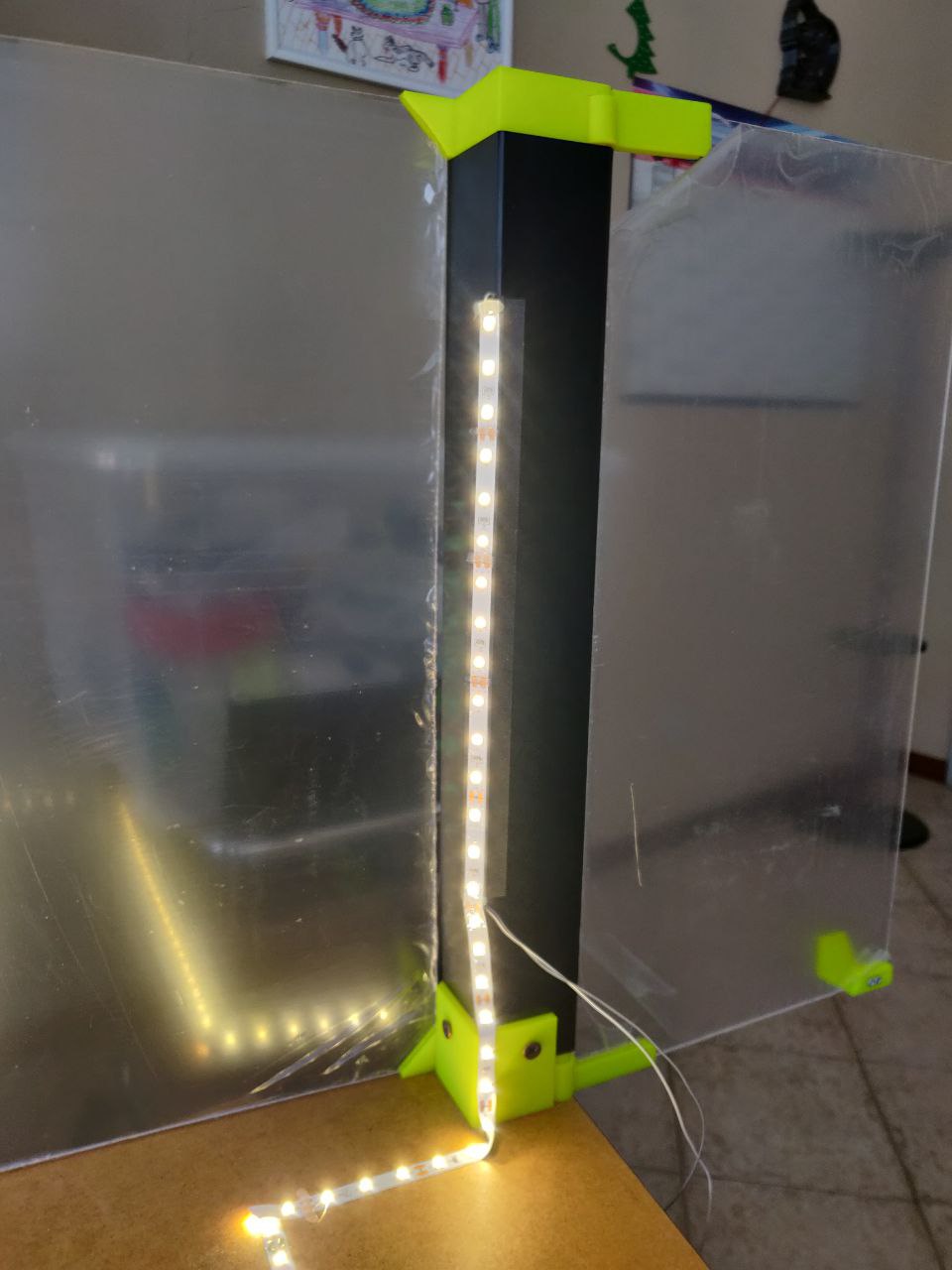 Angle led strip support by Z3Dart&tech | Download free STL model ...