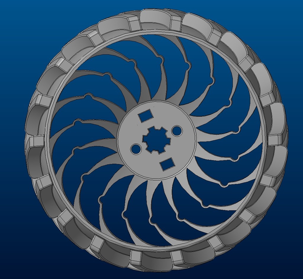 Robomow Wheel left - SPP7021A by Tobi Höher | Download free STL model ...