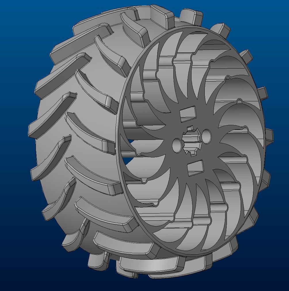 Robomow Wheel left - SPP7021A by Tobi Höher | Download free STL model ...