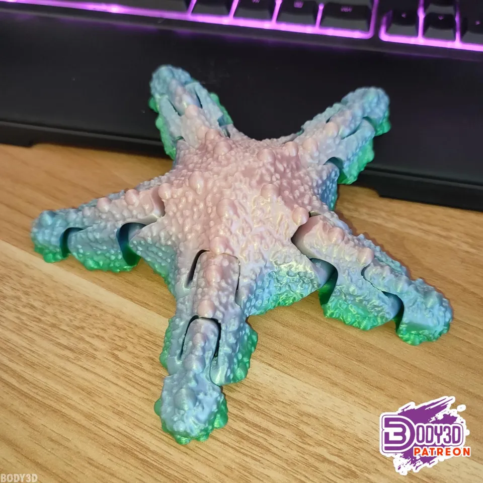 Articulated Starfish by BODY3D | Download free STL model | Printables.com