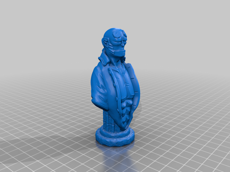 HellBoy Bust por BODY3D | Descargar modelo STL gratuito | Printables.com