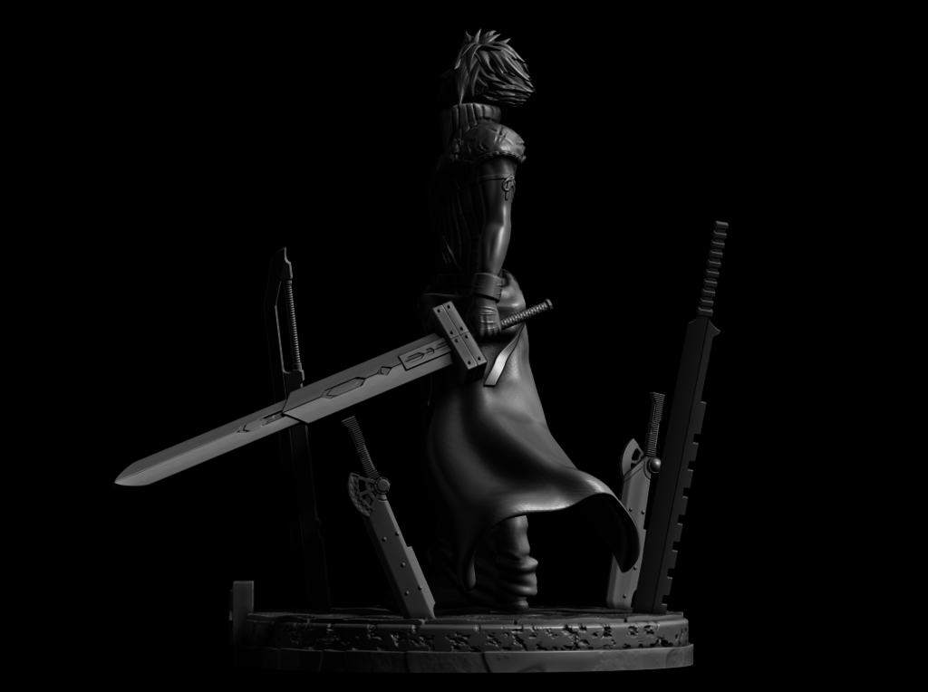 Cloud Strife - FFVII by BODY3D | Download free STL model | Printables.com