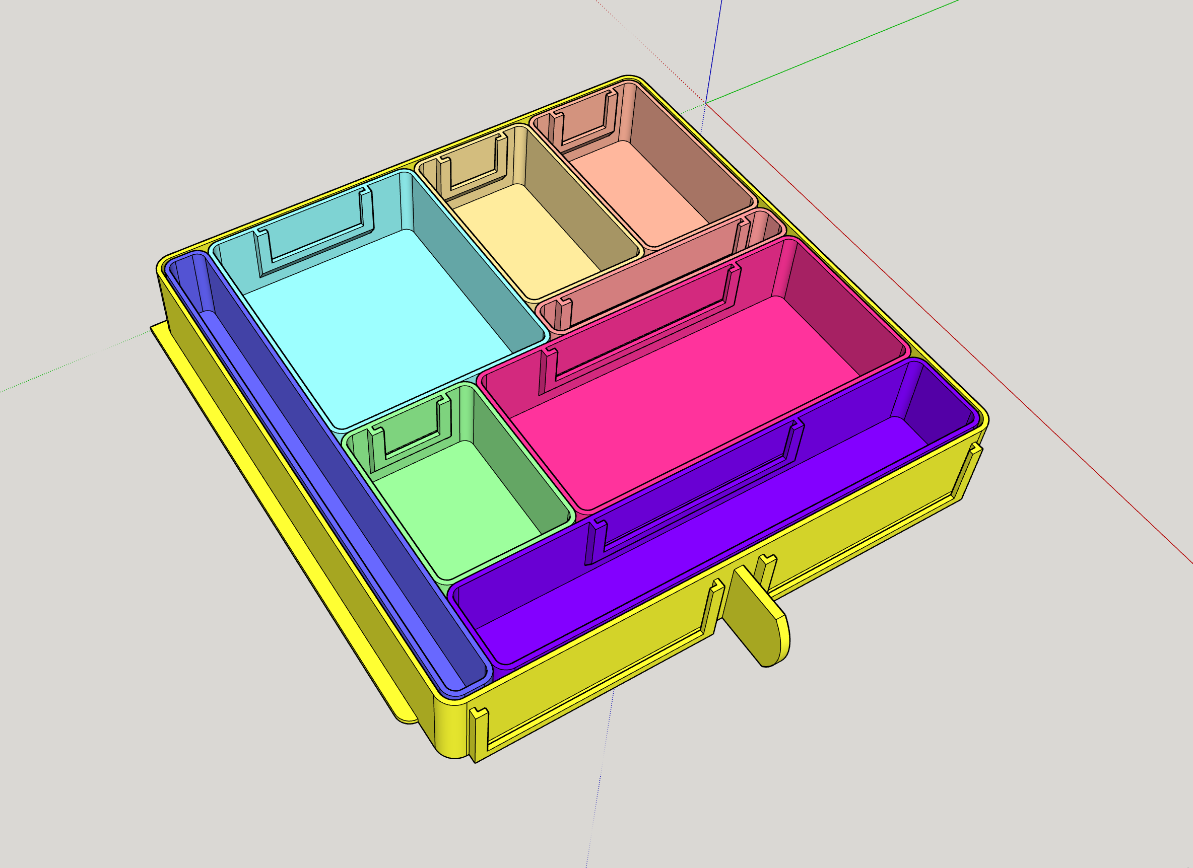 Modular Drawer by MarcElbichon | Download free STL model | Printables.com