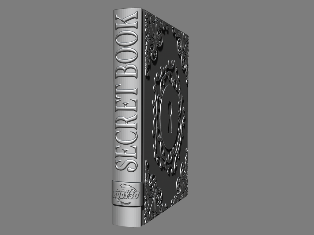 Secret Book by BODY3D | Download free STL model | Printables.com