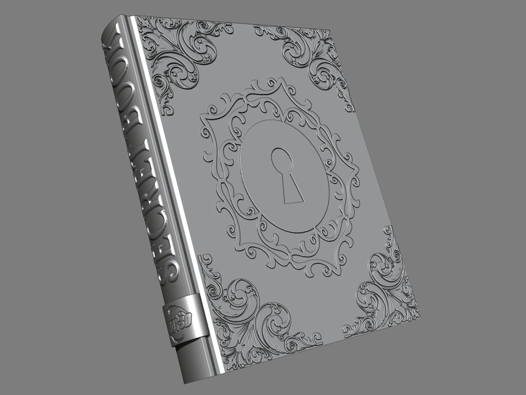 Secret Book by BODY3D | Download free STL model | Printables.com