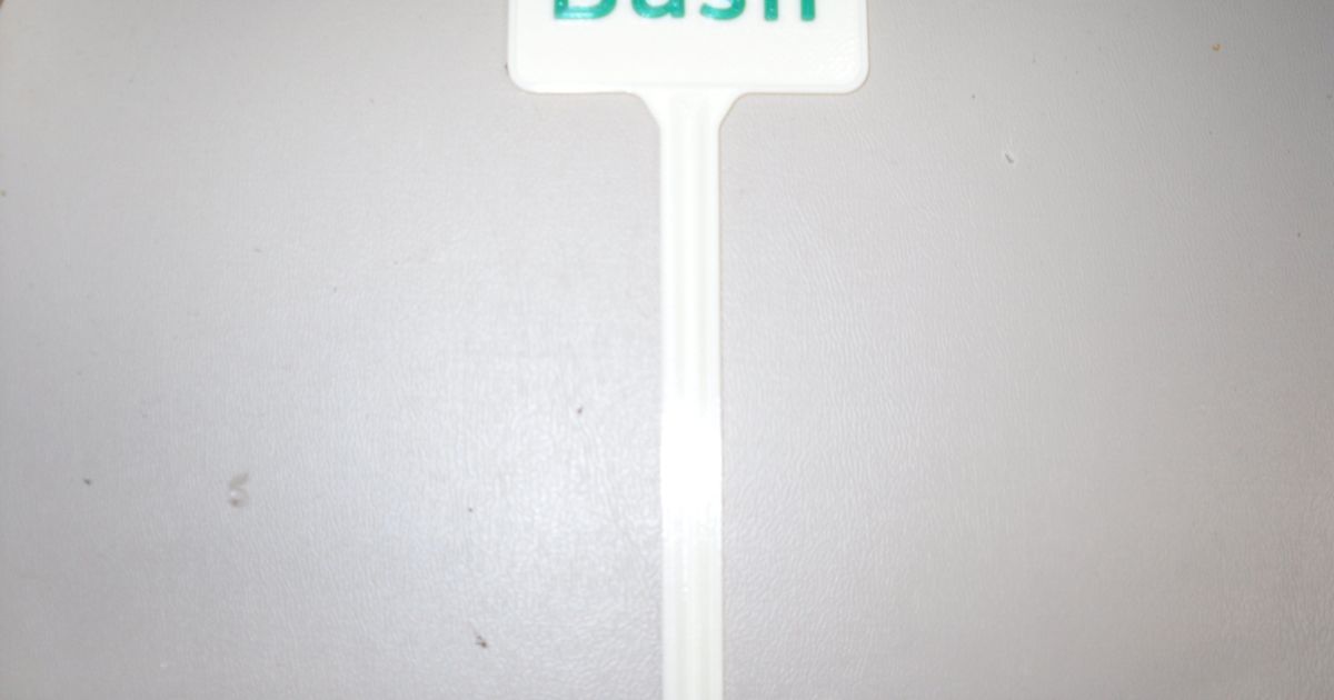 Plant Label Basil by LMJ | Download free STL model | Printables.com