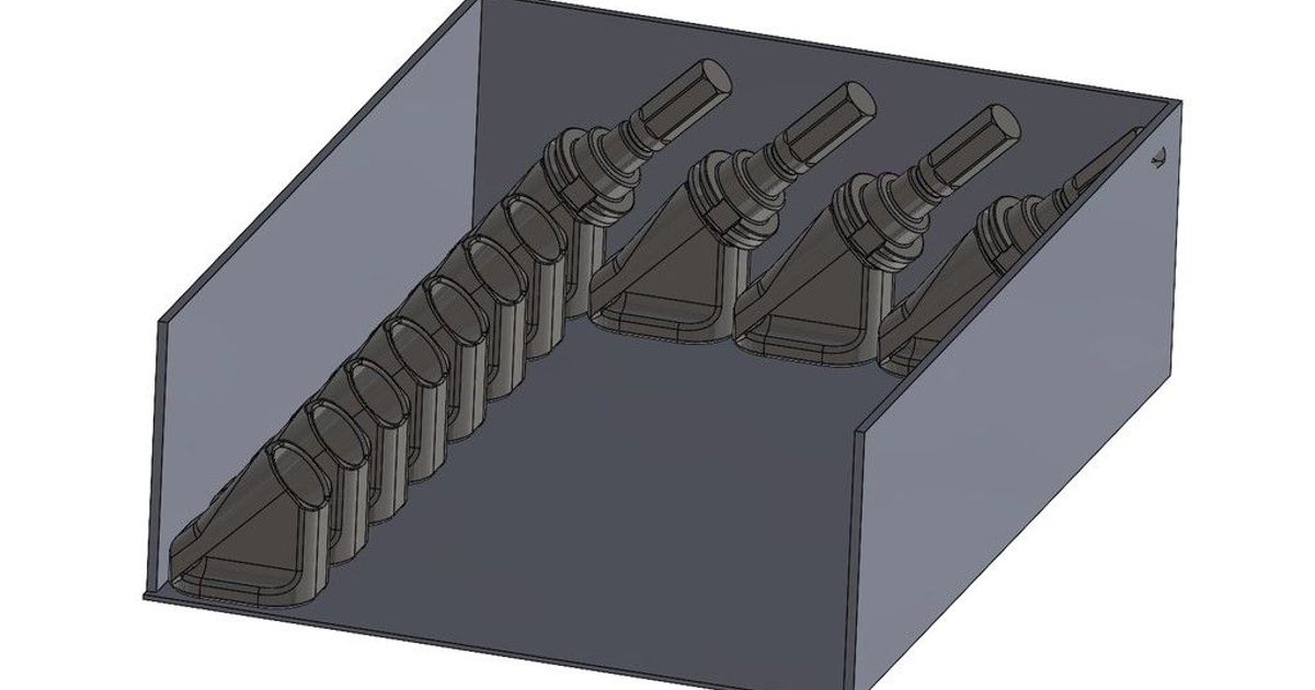 Cat40 Drawer Socket by WildBill | Download free STL model | Printables.com