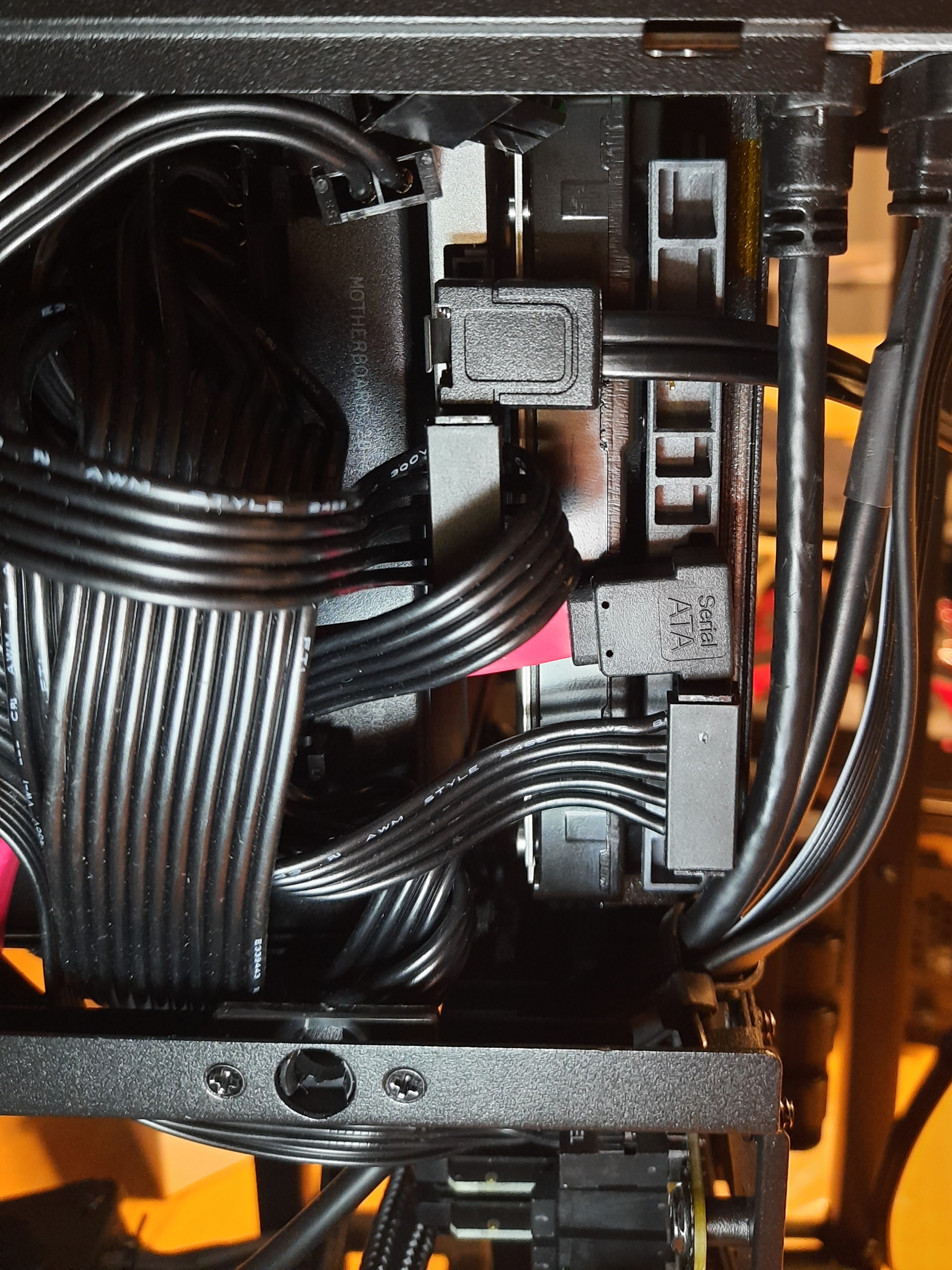 NZXT H1 v1 - 2.5" SSD + 3.5" HDD bracket mount drive tray by chmeee ...