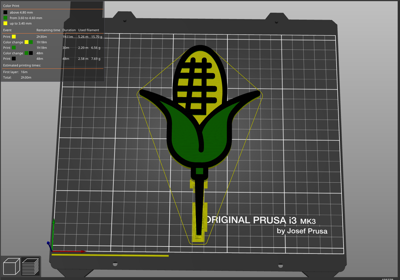 Corn Plant Label 3 Colors No MMU by Heleplanchiste | Download free STL ...