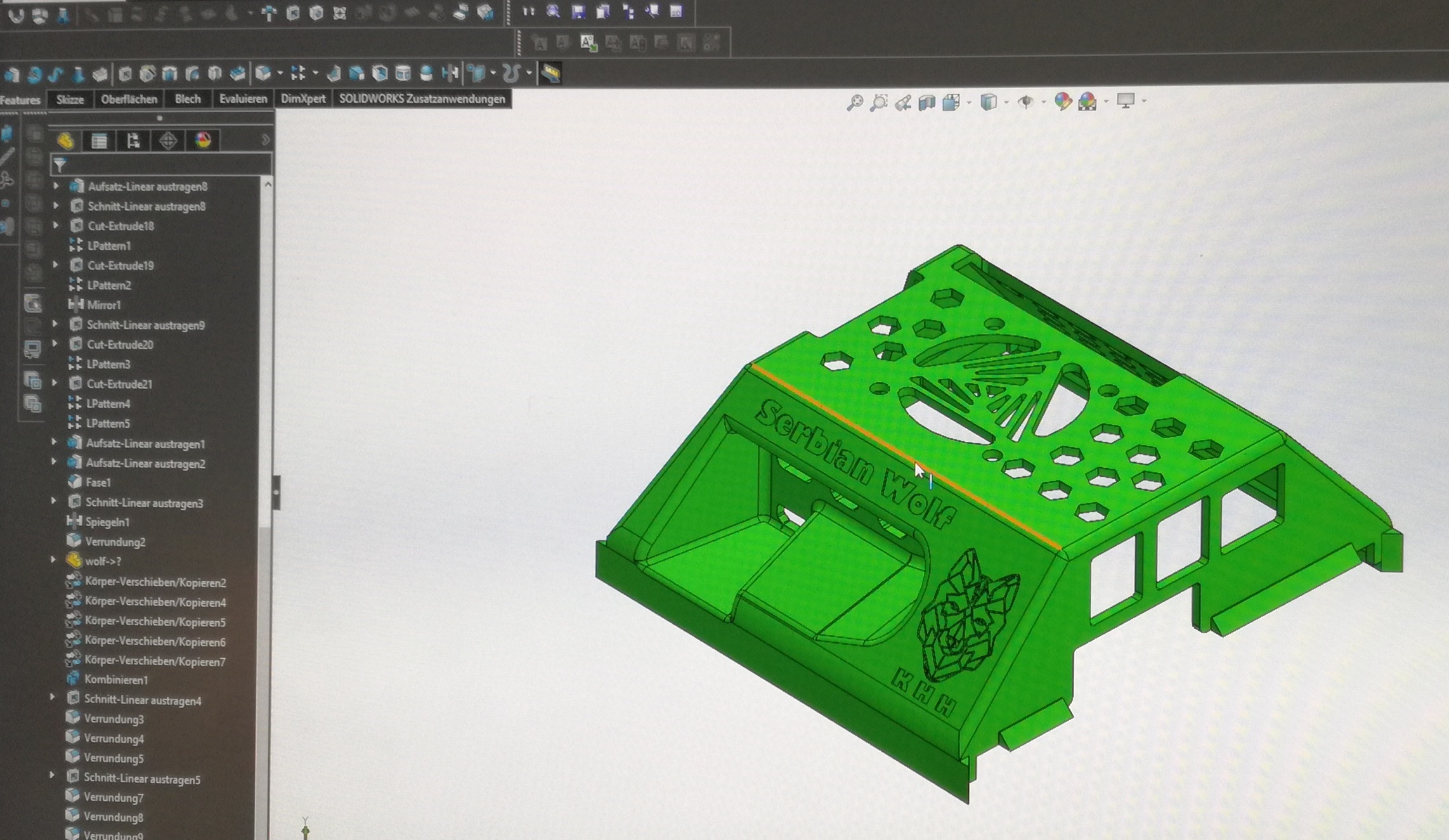 Raspberry pi 4 - 7" Touchscreen Stand - Middle Part by 3opaH | Download ...