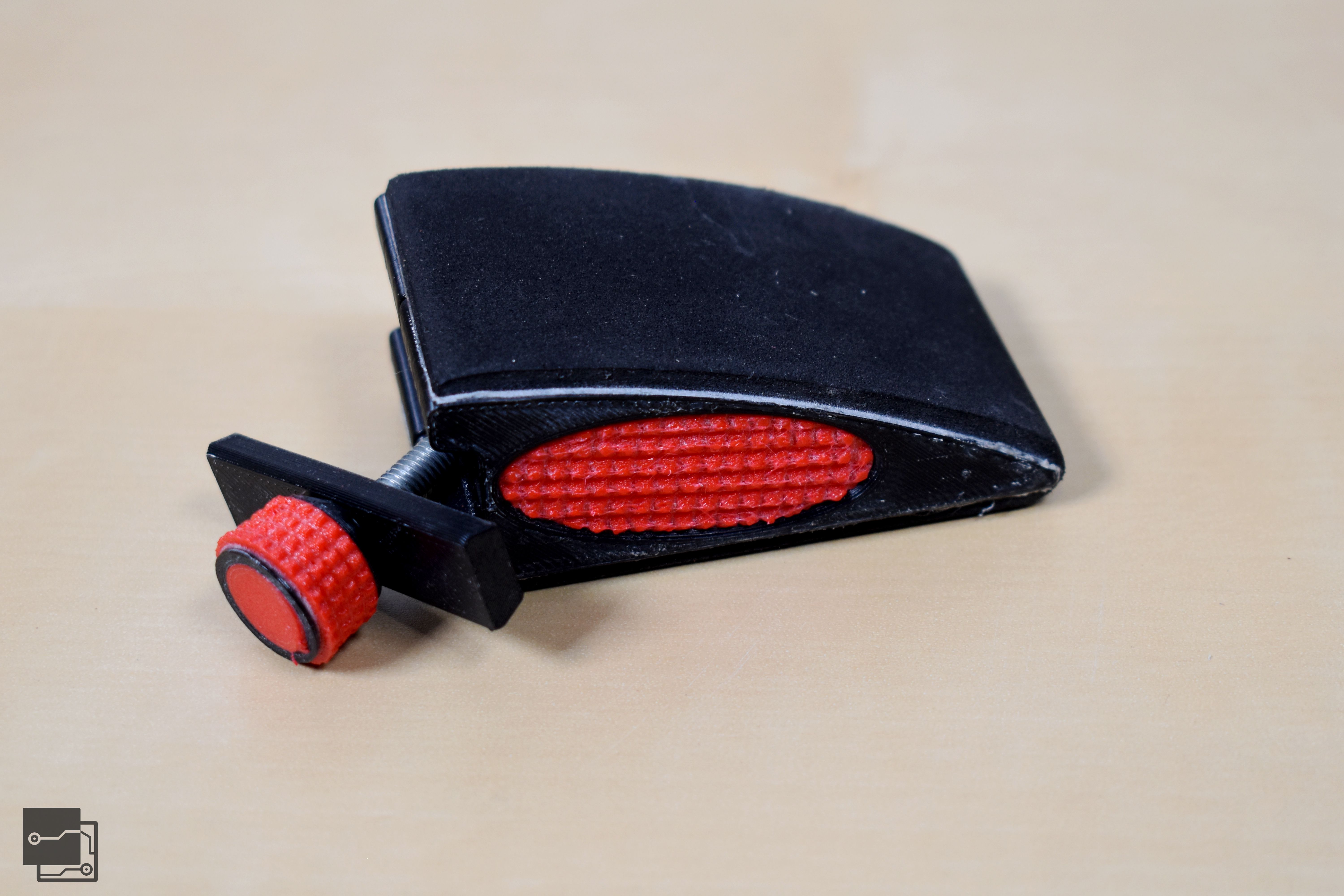 Small sanding block with rubber grip by Open Hardware Designs ...