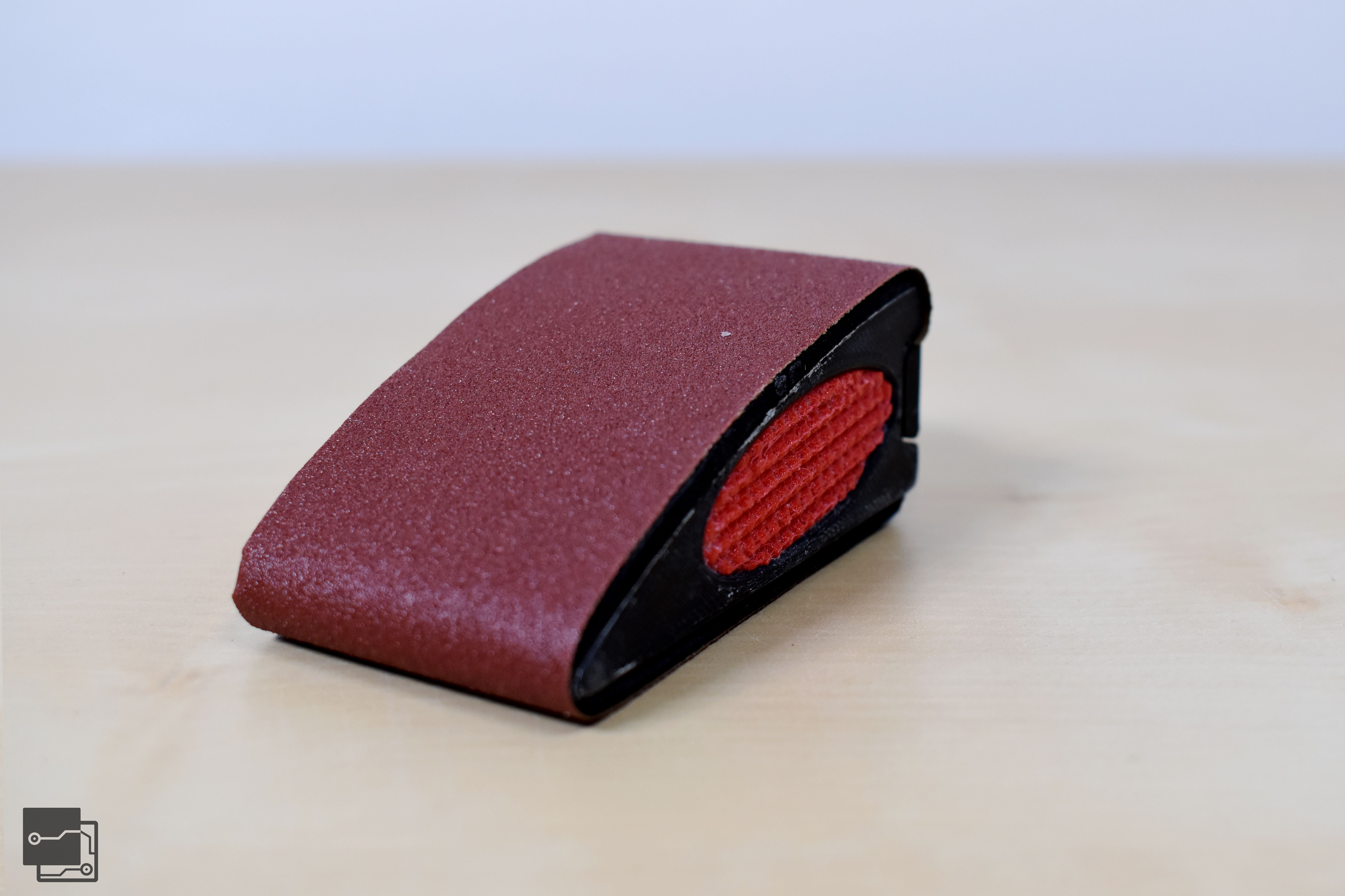 Small sanding block with rubber grip by Open Hardware Designs ...