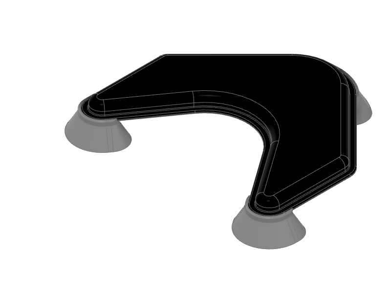 Wali Dual Monitor Stand Riser by TheKwijibo | Download free STL model ...