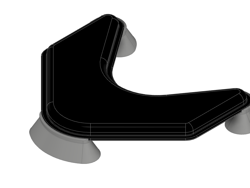 Wali Dual Monitor Stand Riser by TheKwijibo | Download free STL model ...