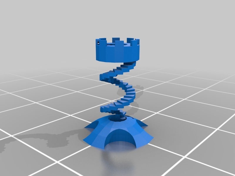 Stairway Tower, Rook Piece (Chess) by Ndls | Download free STL model ...