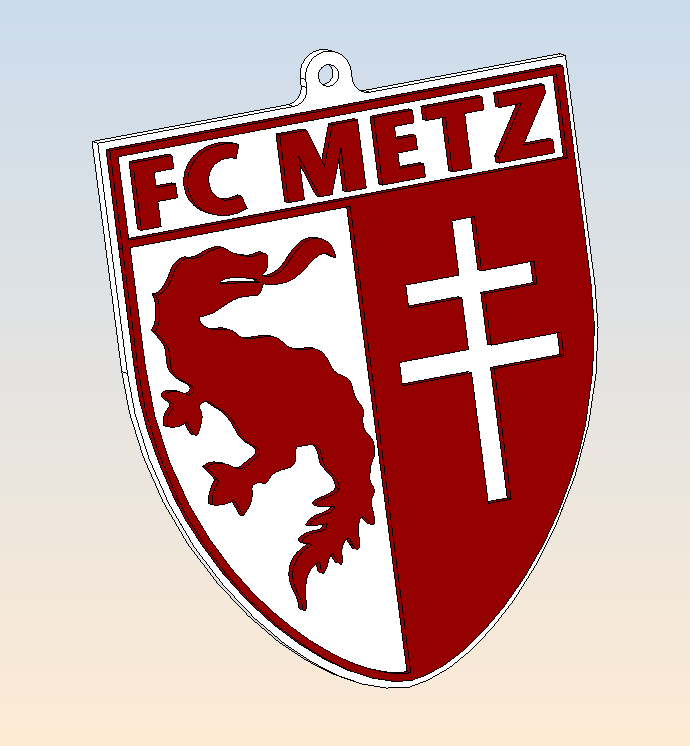 Logo FC Metz by Roiku | Download free STL model | Printables.com