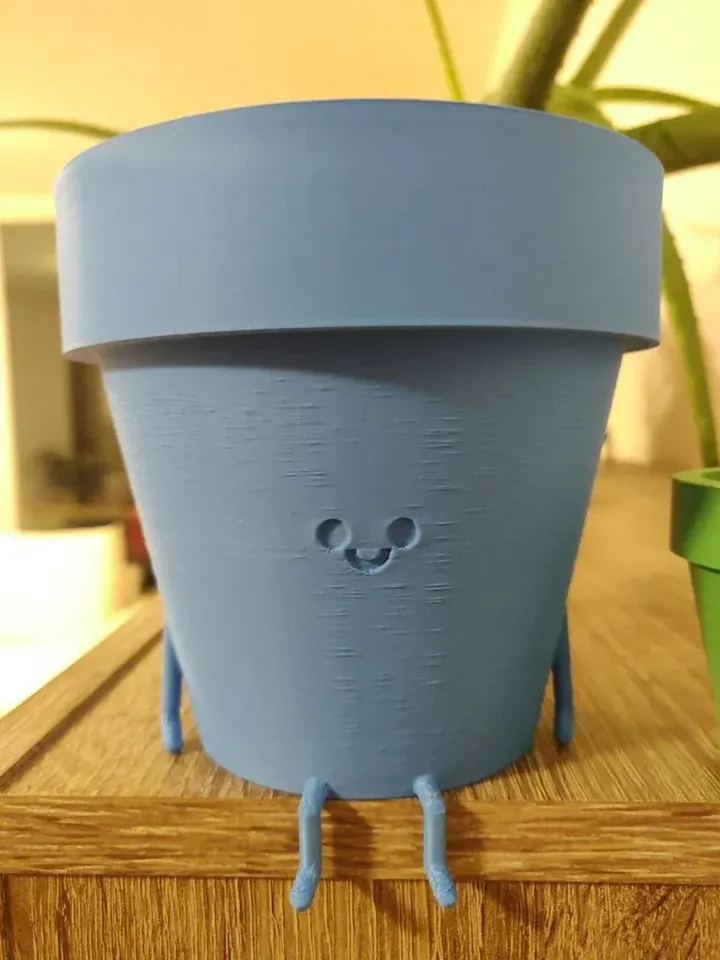 Happy Sitting Pot - V1 by lukki15 | Download free STL model ...