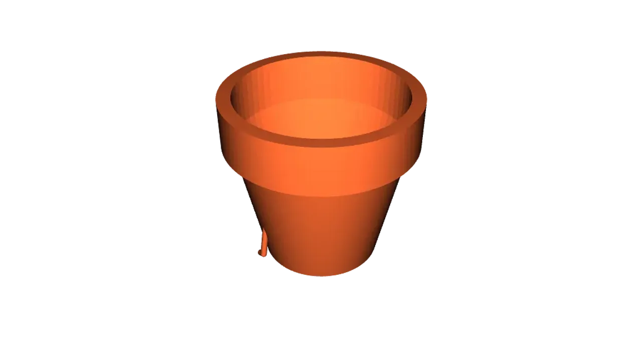 Happy Sitting Pot - V1 by lukki15 | Download free STL model ...