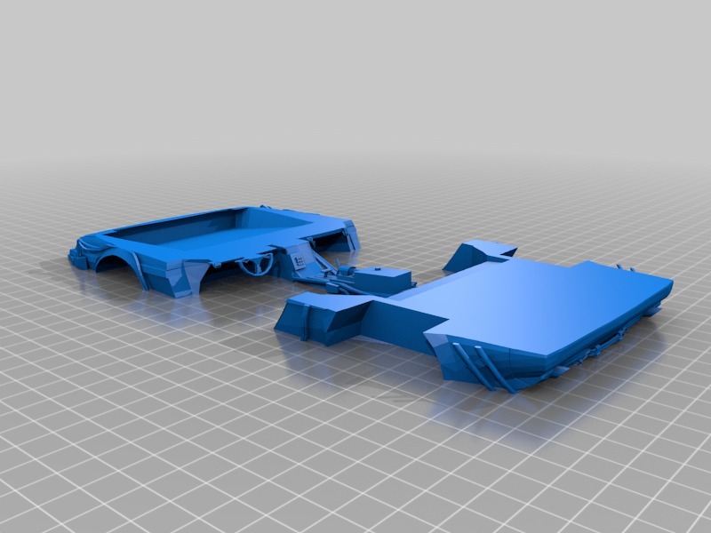 DeLorean Time Machine by Machvolum | Download free STL model ...