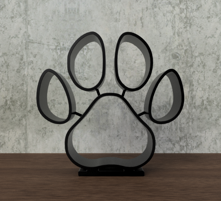 Paw statue by mcko | Download free STL model | Printables.com