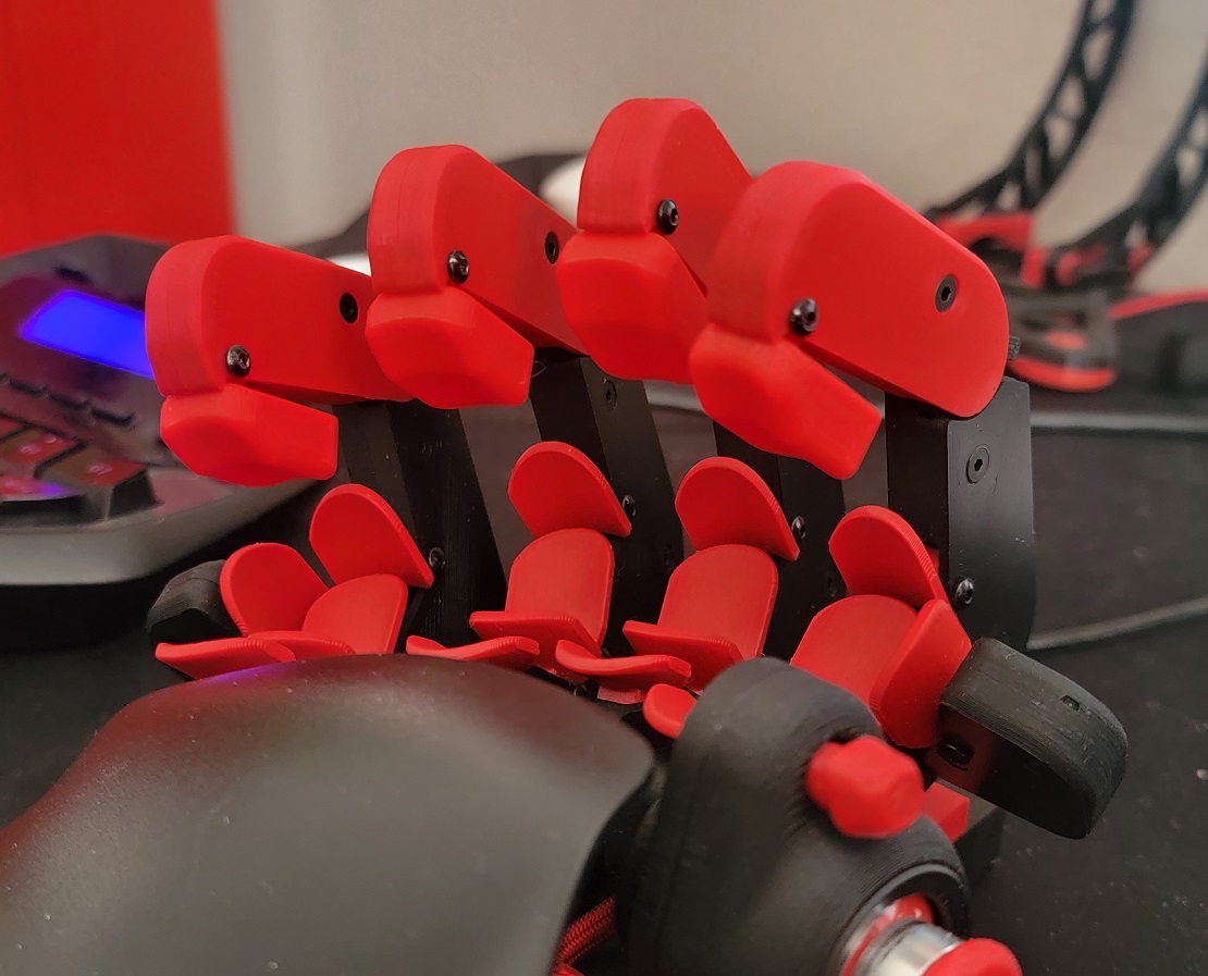 Azeron Cyborg Extended Knuckle Paddles by Bald Guy Labs | Download free ...