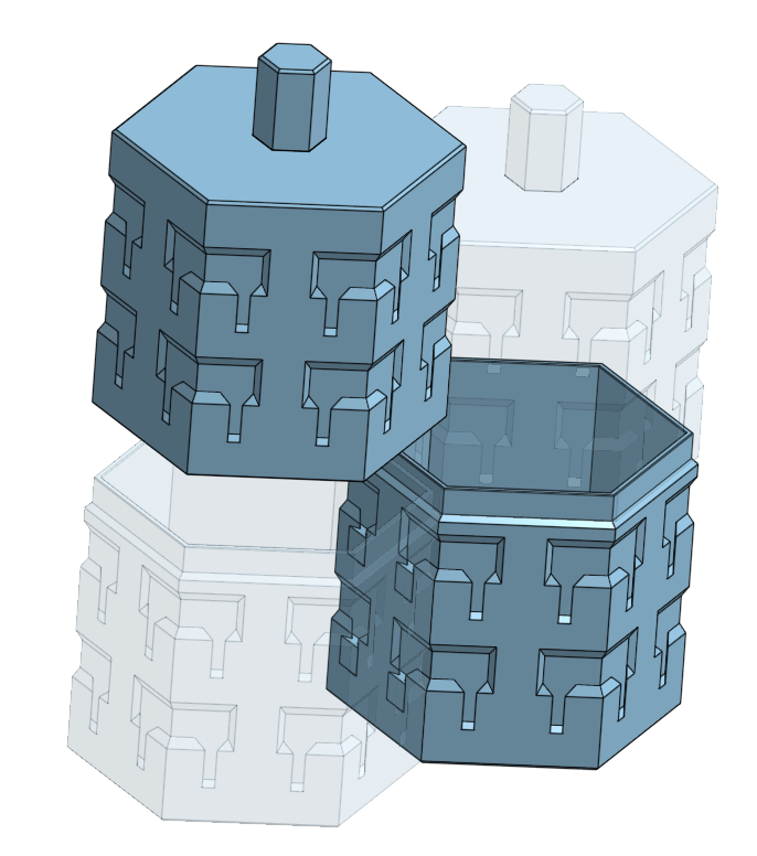 Hex set V2 - Base Unit by Lars Birger Bergmål | Download free STL model ...