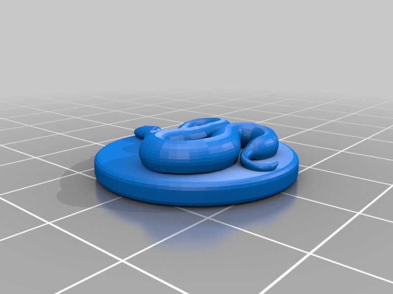 Snake Token by JimmerJammer | Download free STL model | Printables.com