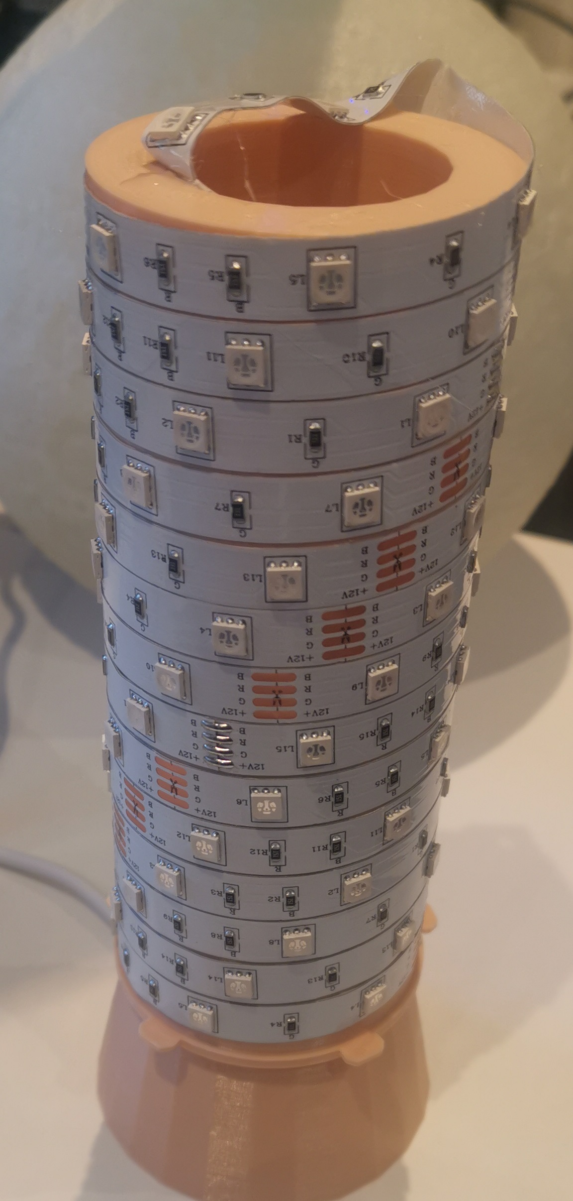 Lithophane Moon LED mod by Shaun Reid | Download free STL model ...