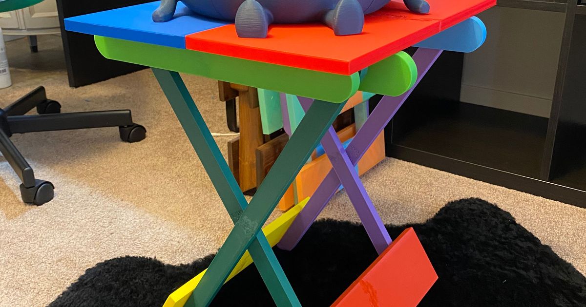 Folding Table by Lizz | Download free STL model | Printables.com