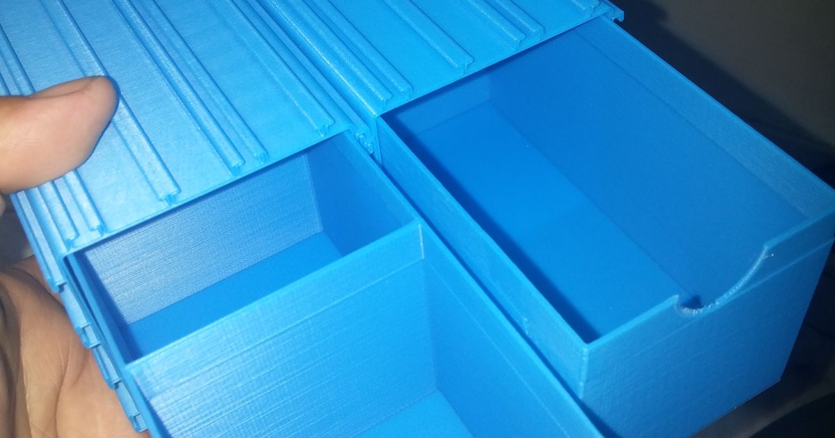 Vase Mode Modular Drawers by mSenyor | Download free STL model ...