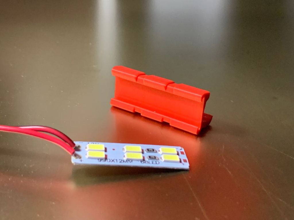 LED mount for Hero Me Gen3 dual 5015 fan duct by ADIcrafts | Download ...