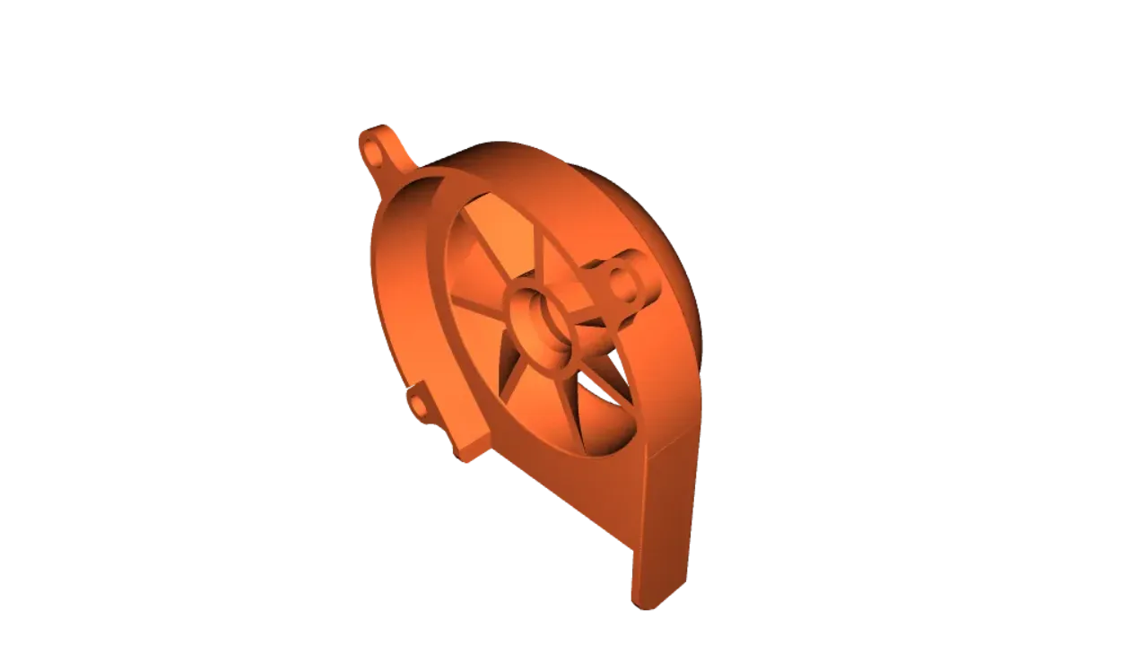 Turbine 4020 Radial Fan Guard / CR-10S Pro by ADIcrafts | Download free ...