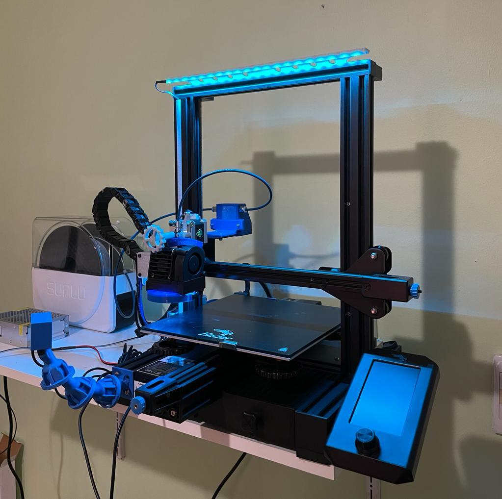 Ender 3 Top LED profile by LivingTheDream | Download free STL model ...