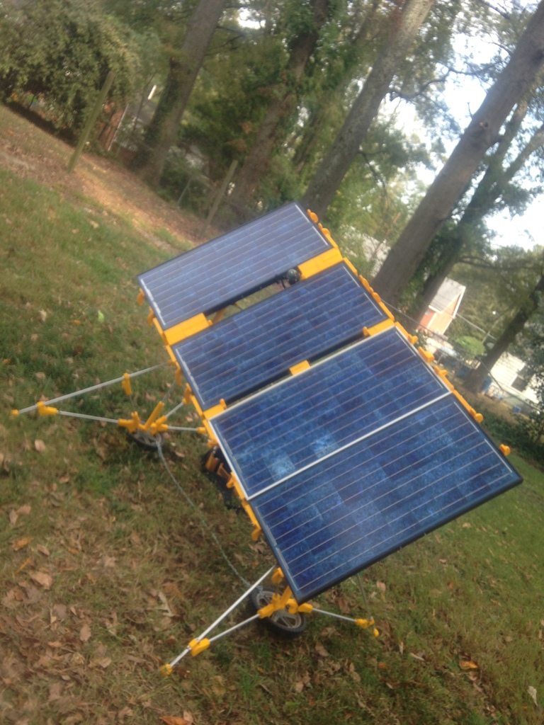 High output mobile solar array by Manbehindthemadness | Download free ...
