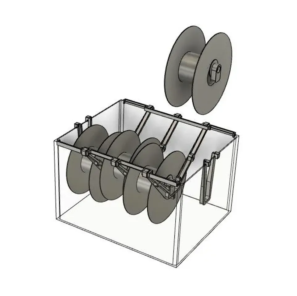 Modular Dry Box Dispenser by CSHughes3D | Download free STL model ...