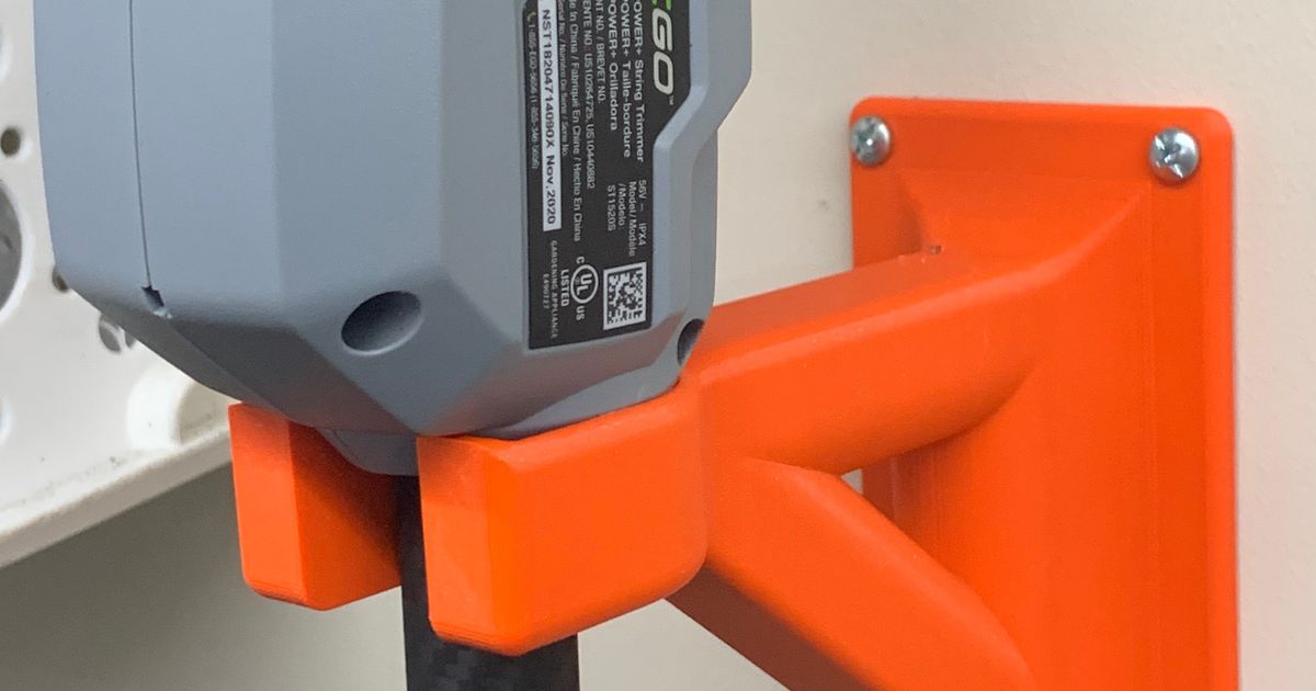 Ego String Trimmer Holder by pltaylor3 | Download free STL model ...