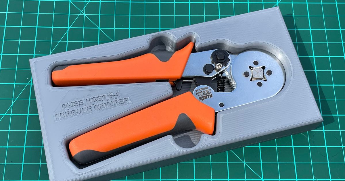 Storage Tray for IWISS Ferrule Crimper by Bob Hayes | Download free STL ...