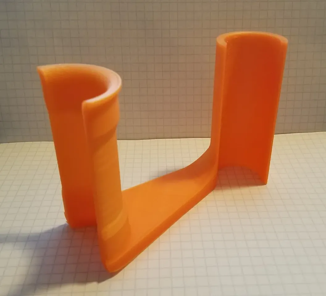 Filament Spool Closet Rod Hanger by pfmike | Download free STL model ...