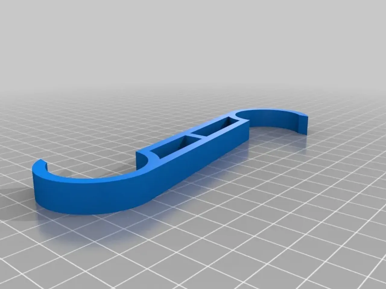 Filament Spool Closet Rod Hanger by pfmike | Download free STL model ...