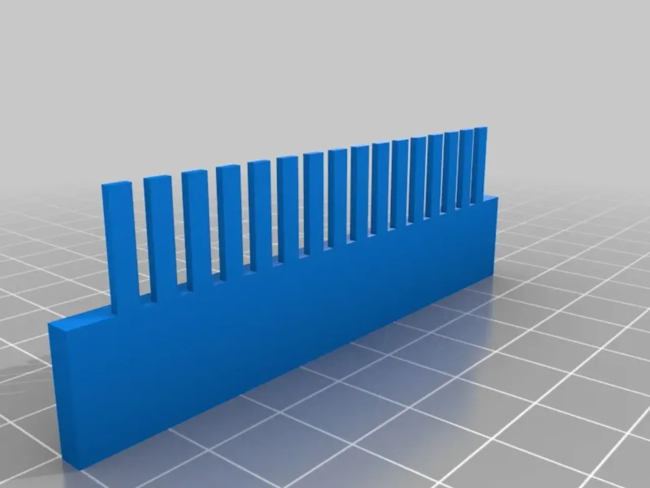 16 well multichannel comb by destroyer2012 | Download free STL model ...