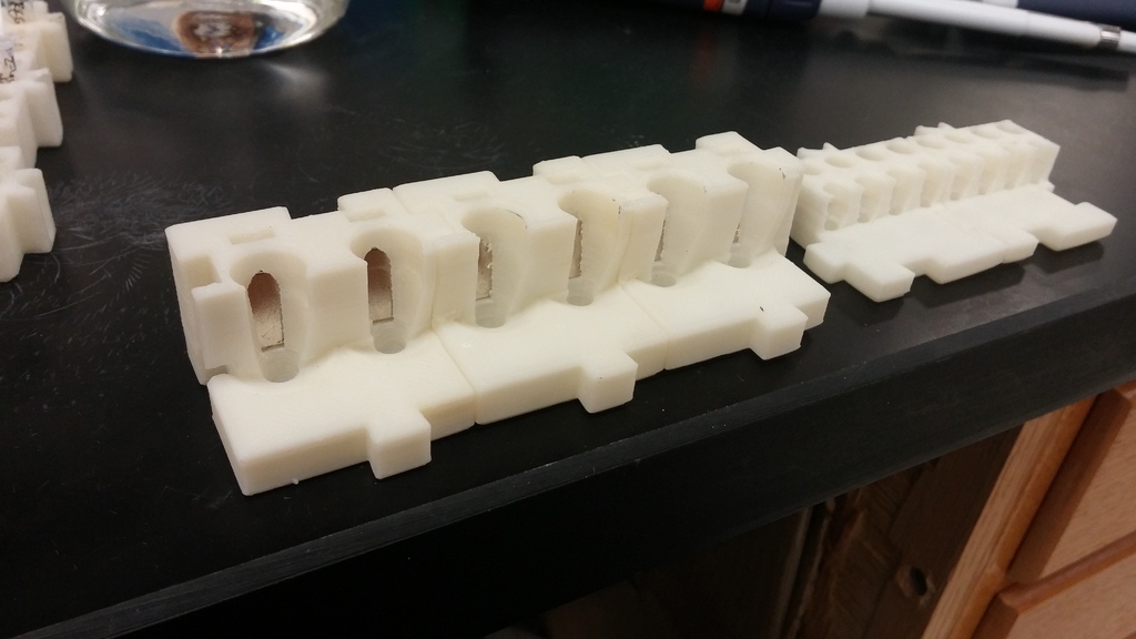 Modular magnetic tube rack by destroyer2012 | Download free STL model ...