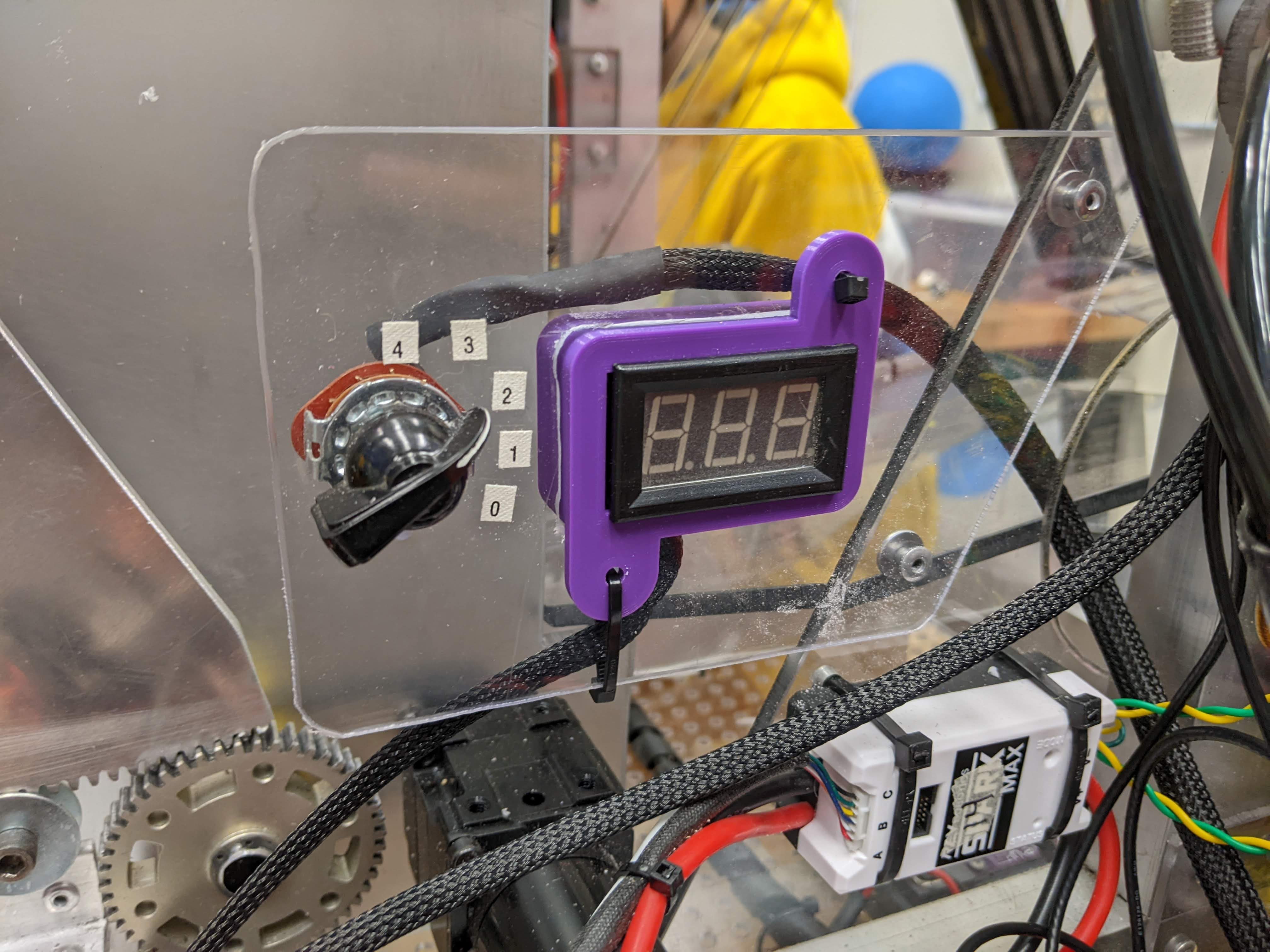 Panel volt meter holder by Triple Helix Robotics | Download free STL ...